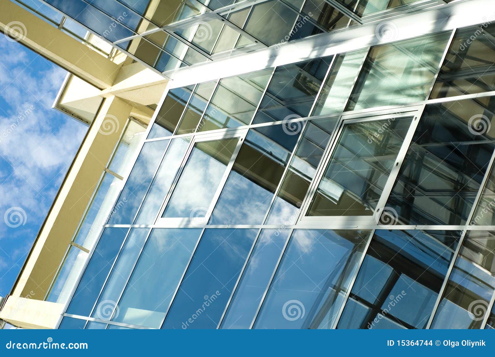 Windows of the skyscraper stock photo. Image of high - 15364744