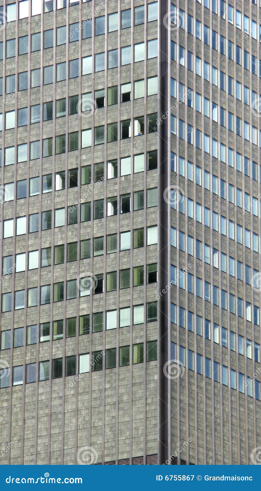 Windows on skyscraper stock image. Image of building, city - 6755867