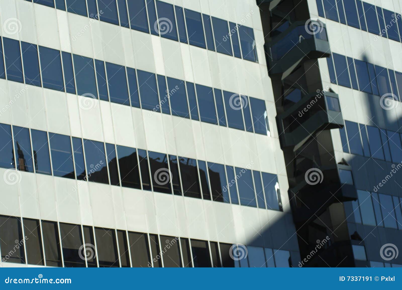Windows of a skyscraper stock image. Image of deposits - 7337191