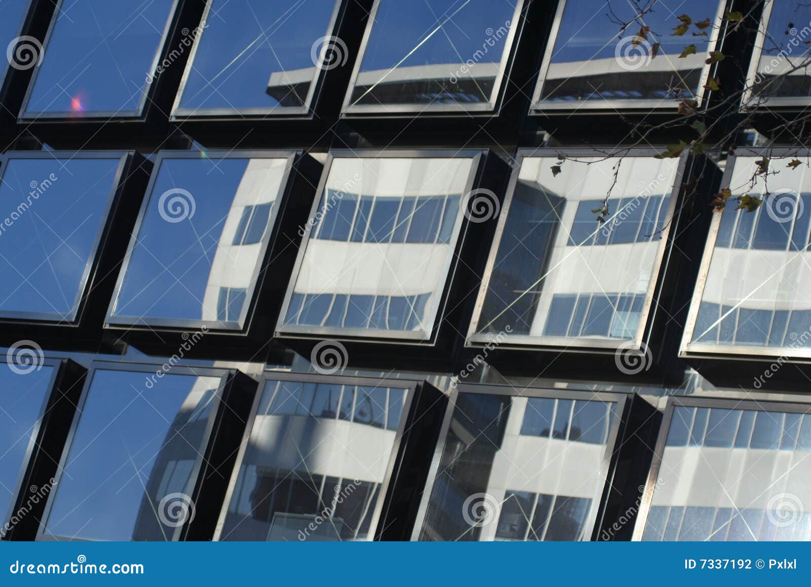 Windows of a skyscraper stock photo. Image of mirror, money - 7337192