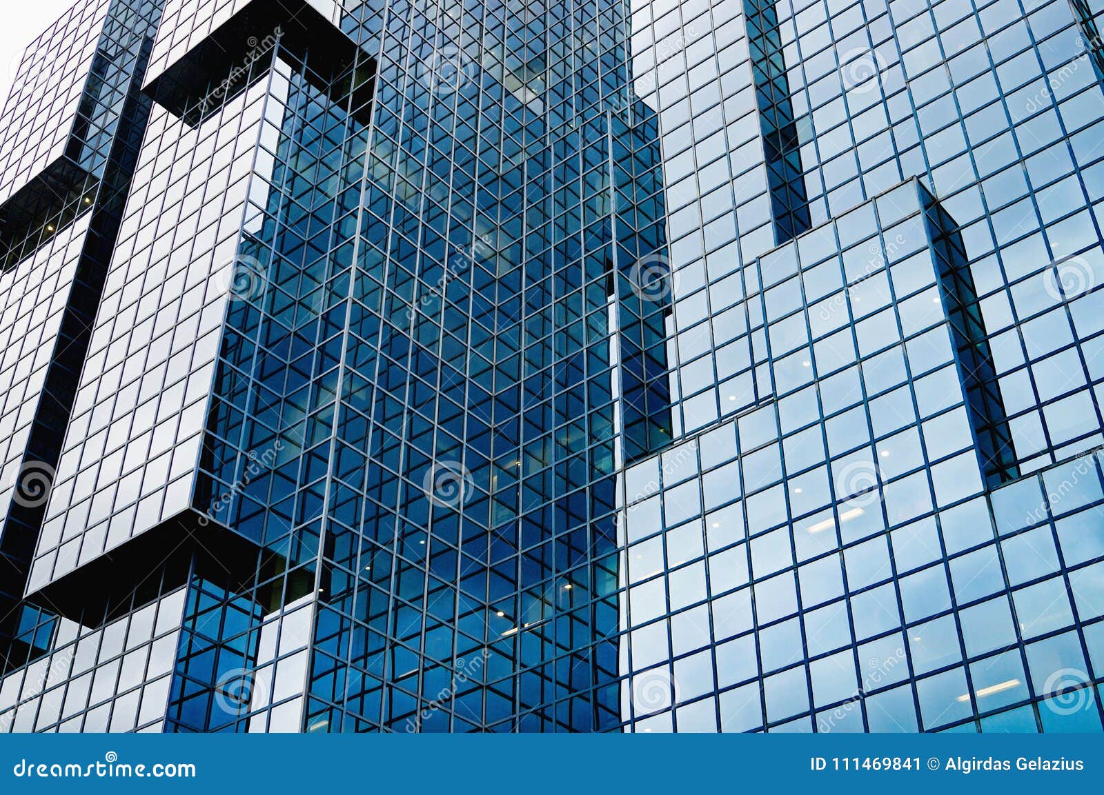 Windows of skyscraper stock image. Image of office, urban - 111469841