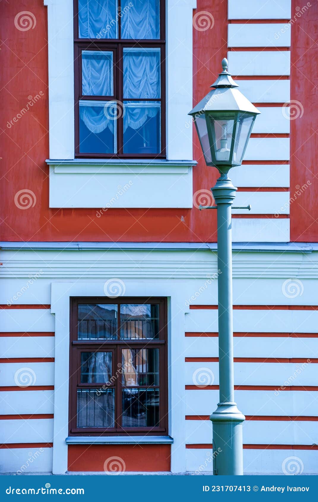 Windows, Street, Lantern... Urban Minimalism. Stock Image - Image of ...