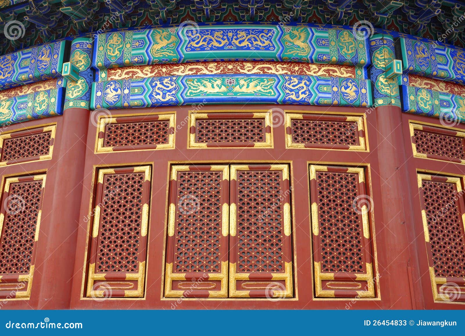 Windows Of Temple. Royalty-Free Stock Photography | CartoonDealer.com ...