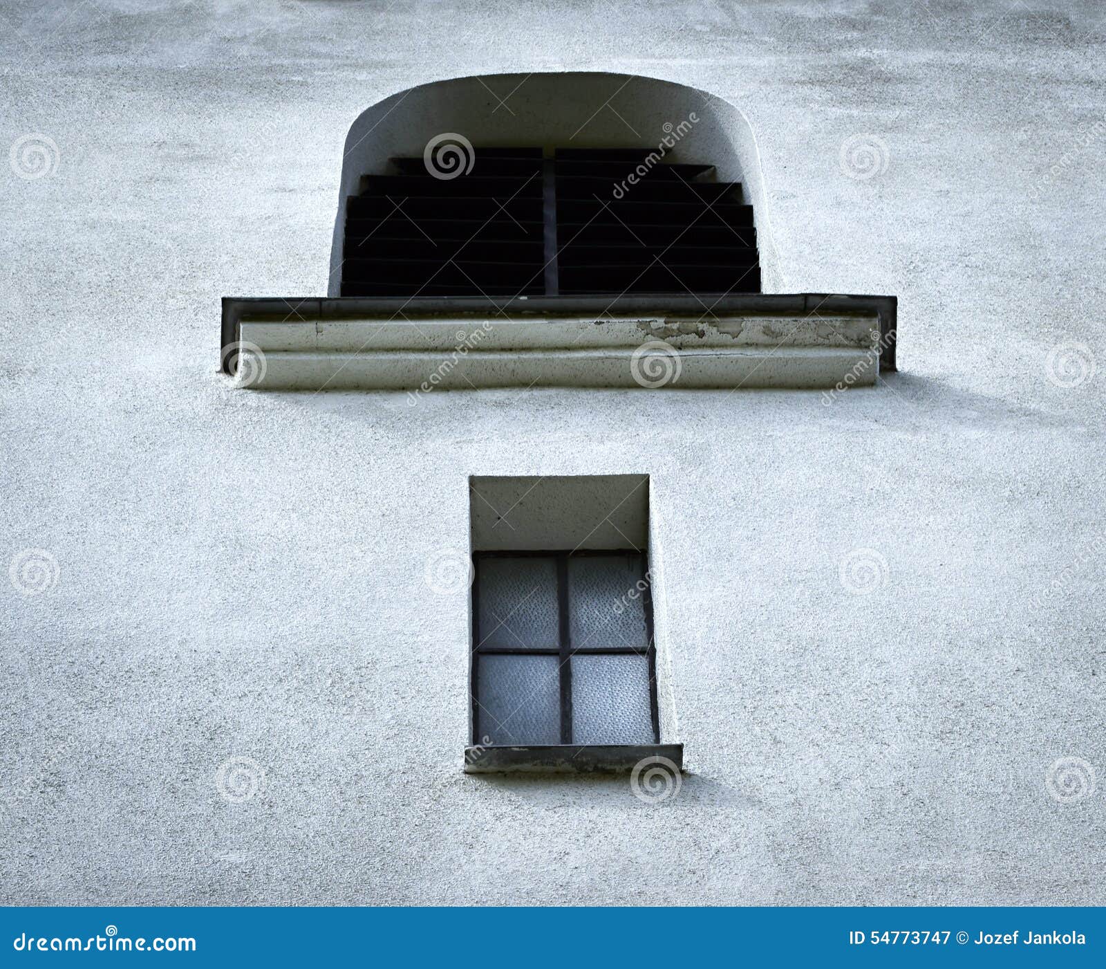 Windows of the Tower from the Bottom Stock Image - Image of historical ...