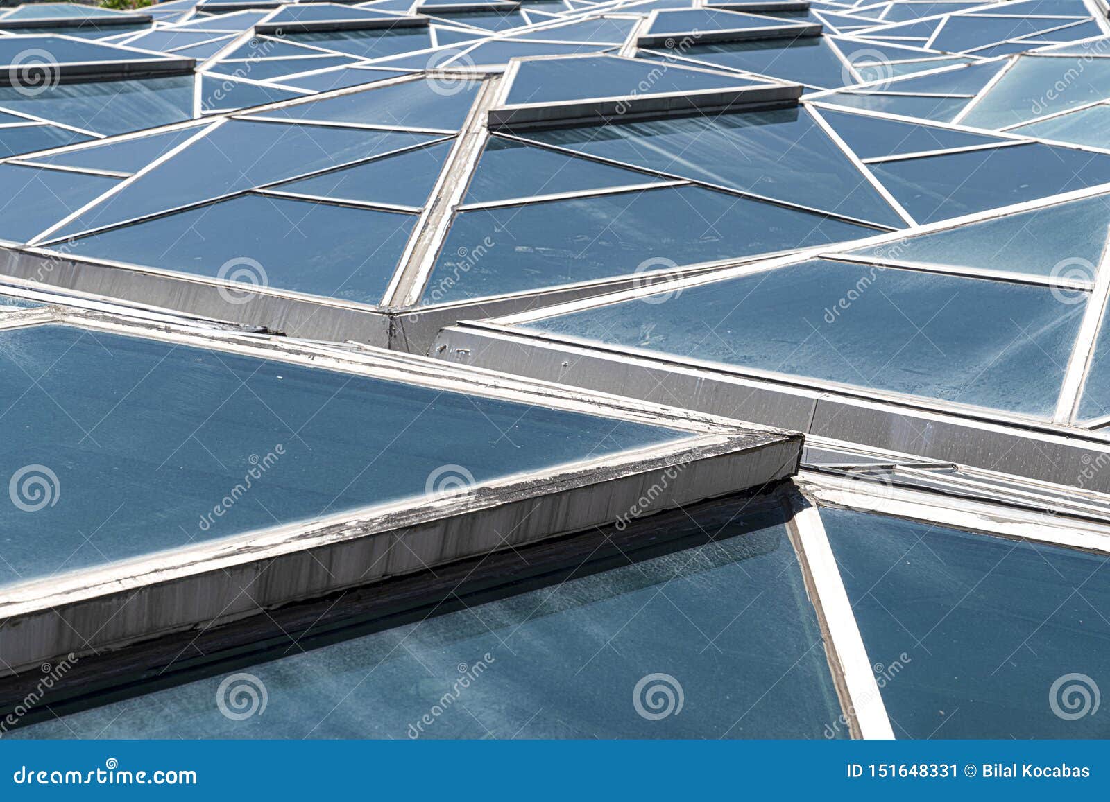 Windows. Transparent Ceiling, Roof or Wall with Generic Glass Units ...