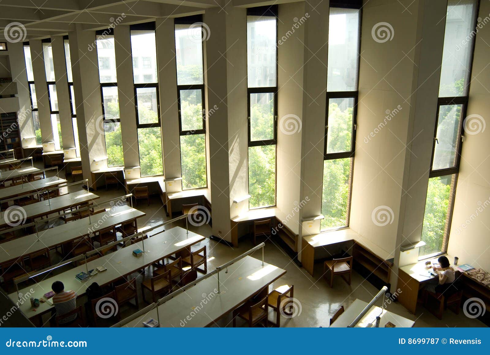 Windows, University Library Stock Image - Image of library, geometry ...
