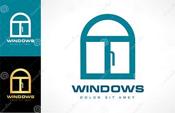 Windows logo vector stock vector. Illustration of construction - 118467039