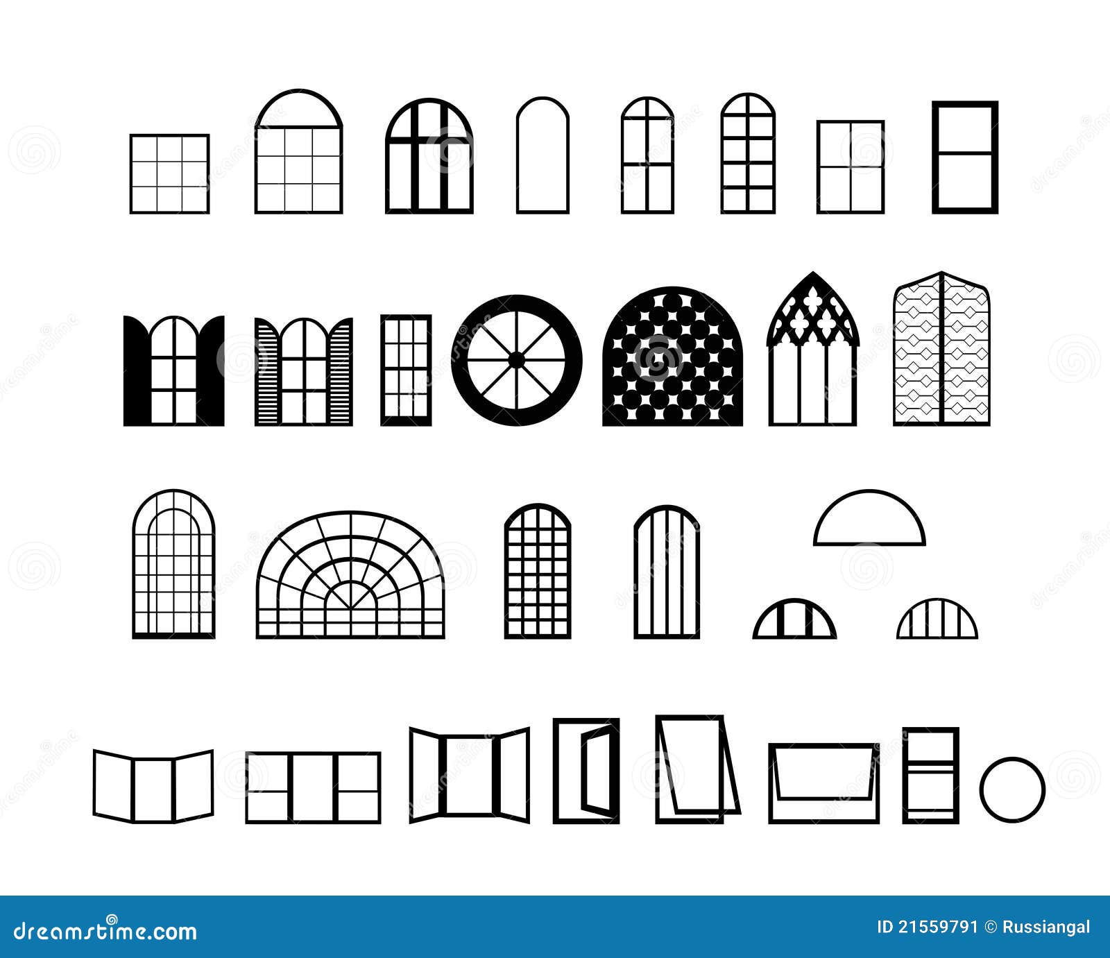 Windows vectors stock vector. Illustration of white, temple - 21559791