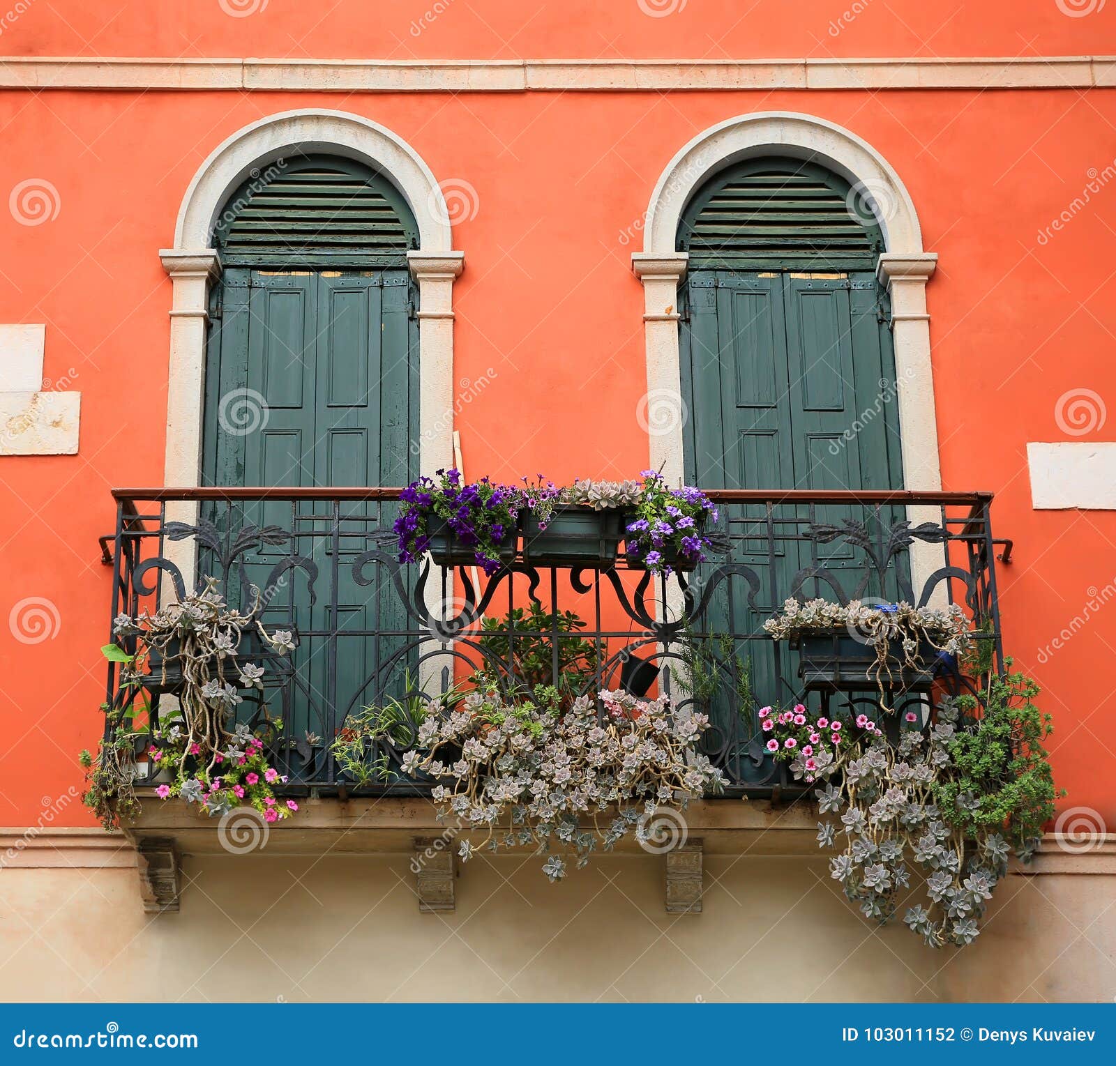 Windows in Venice, Italy stock photo. Image of background - 103011152