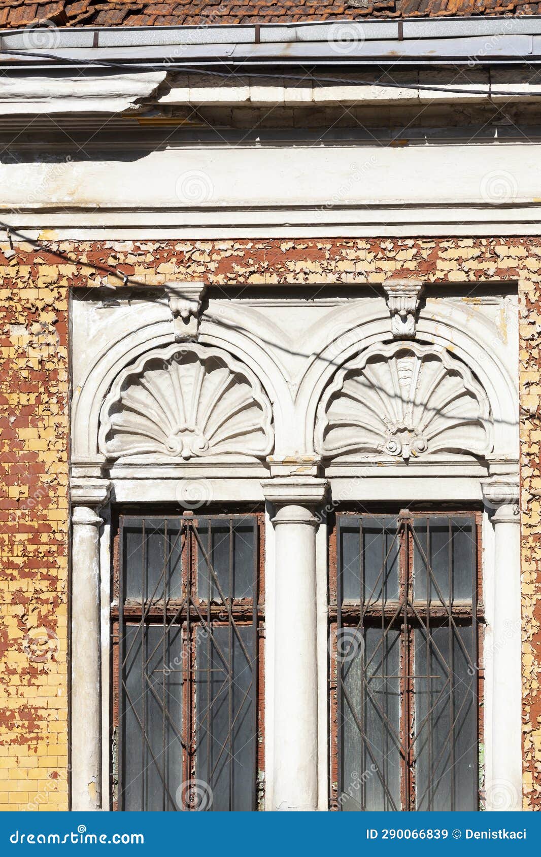 Windows of a Very Old House. Conservation of Historical Architecture ...