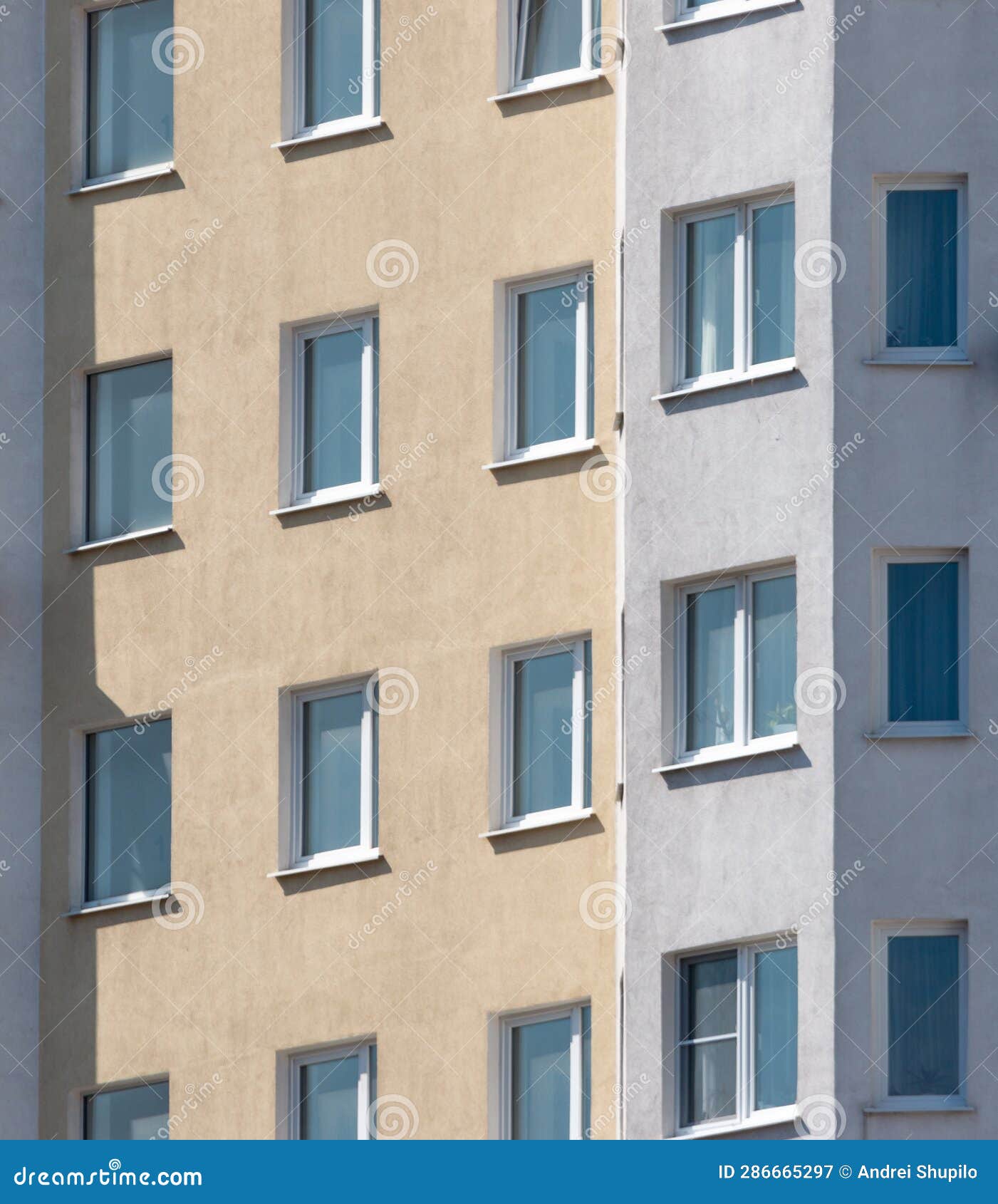 Windows and Walls in a Multi-storey Building. Background Stock Image ...