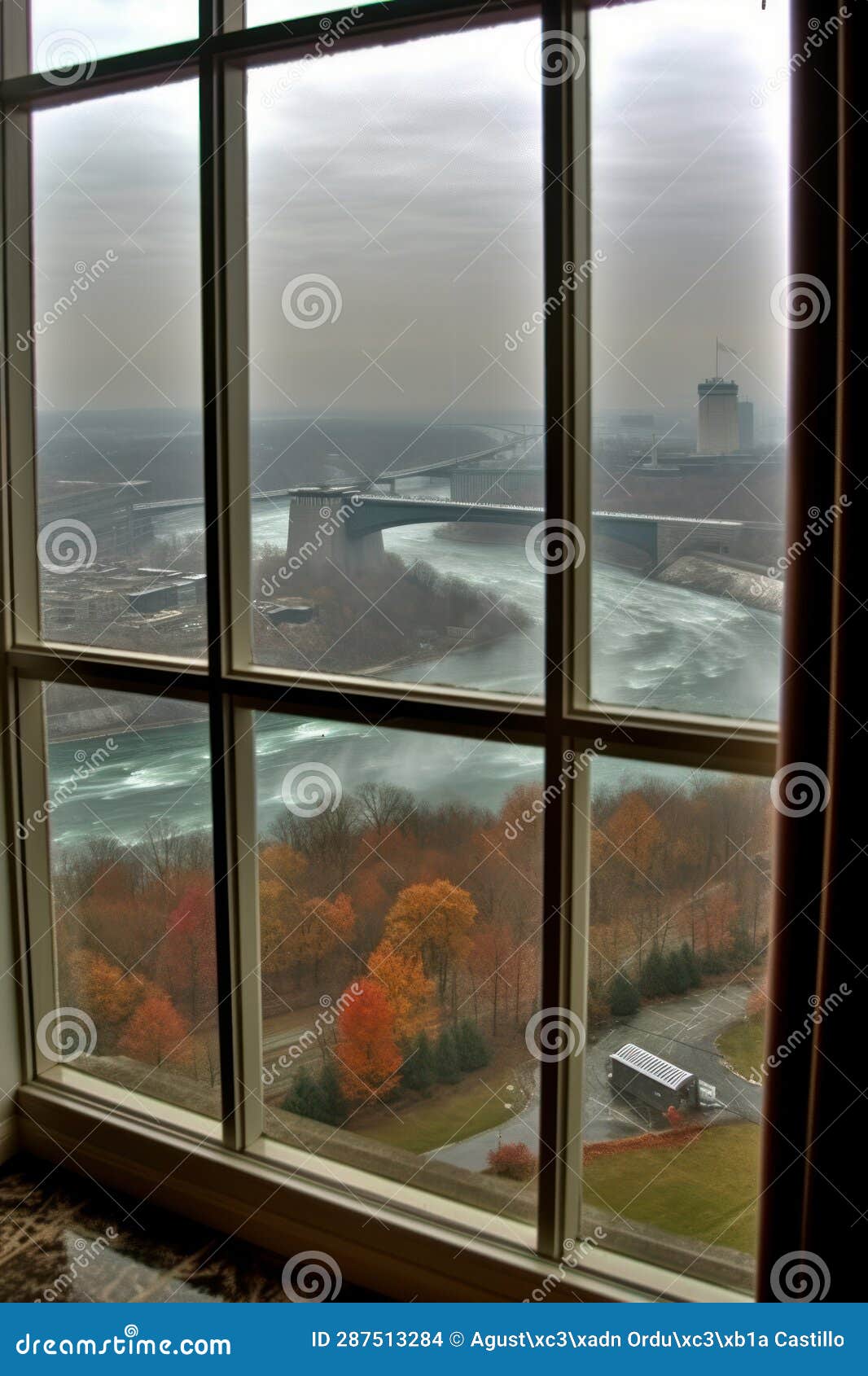 Windows with Wide Views of a Mighty River. Stock Photo - Image of ...