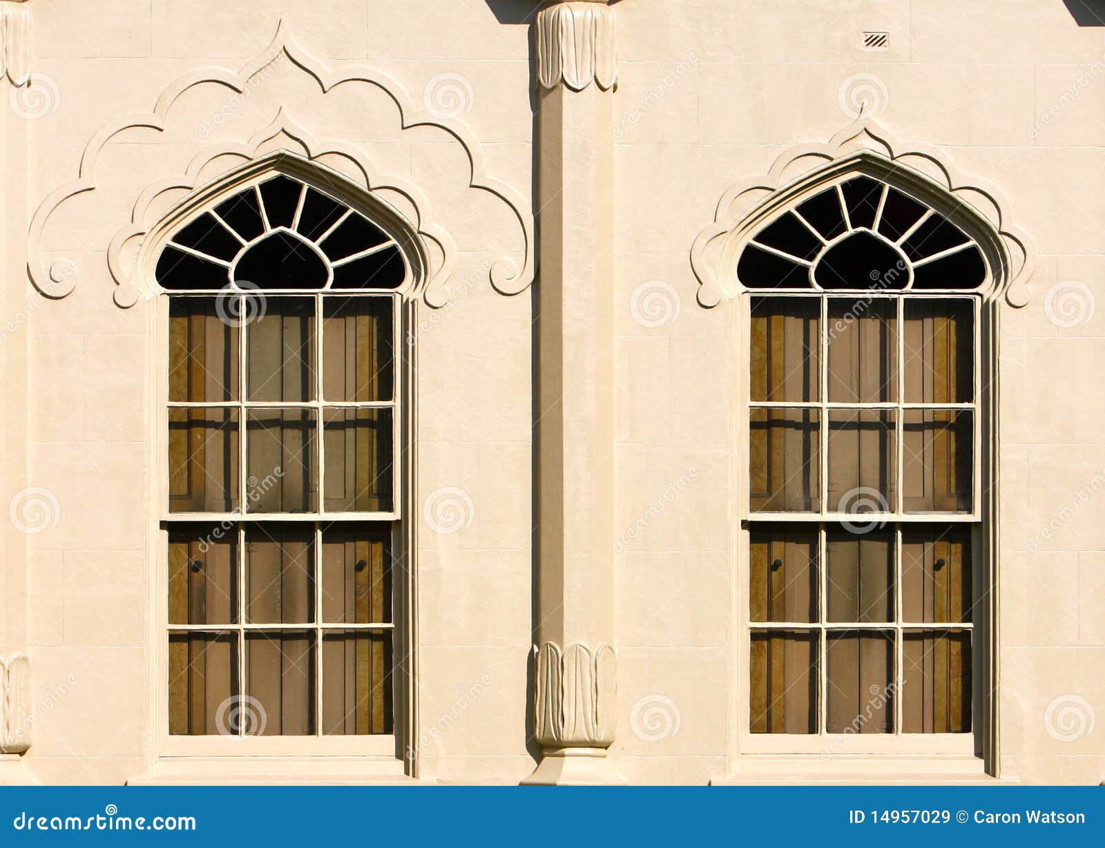 Windows with Wooden Shutters Brighton Pavilion Stock Image - Image of ...