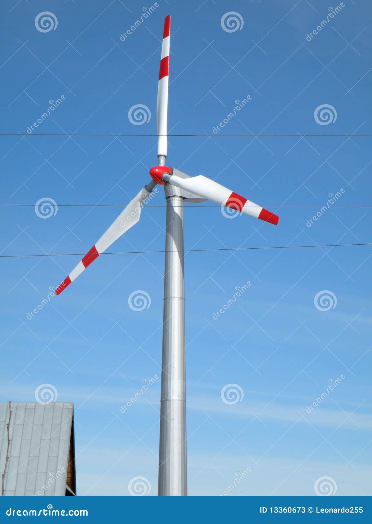 Windrad stock image. Image of white, windrad, electricity - 13360673