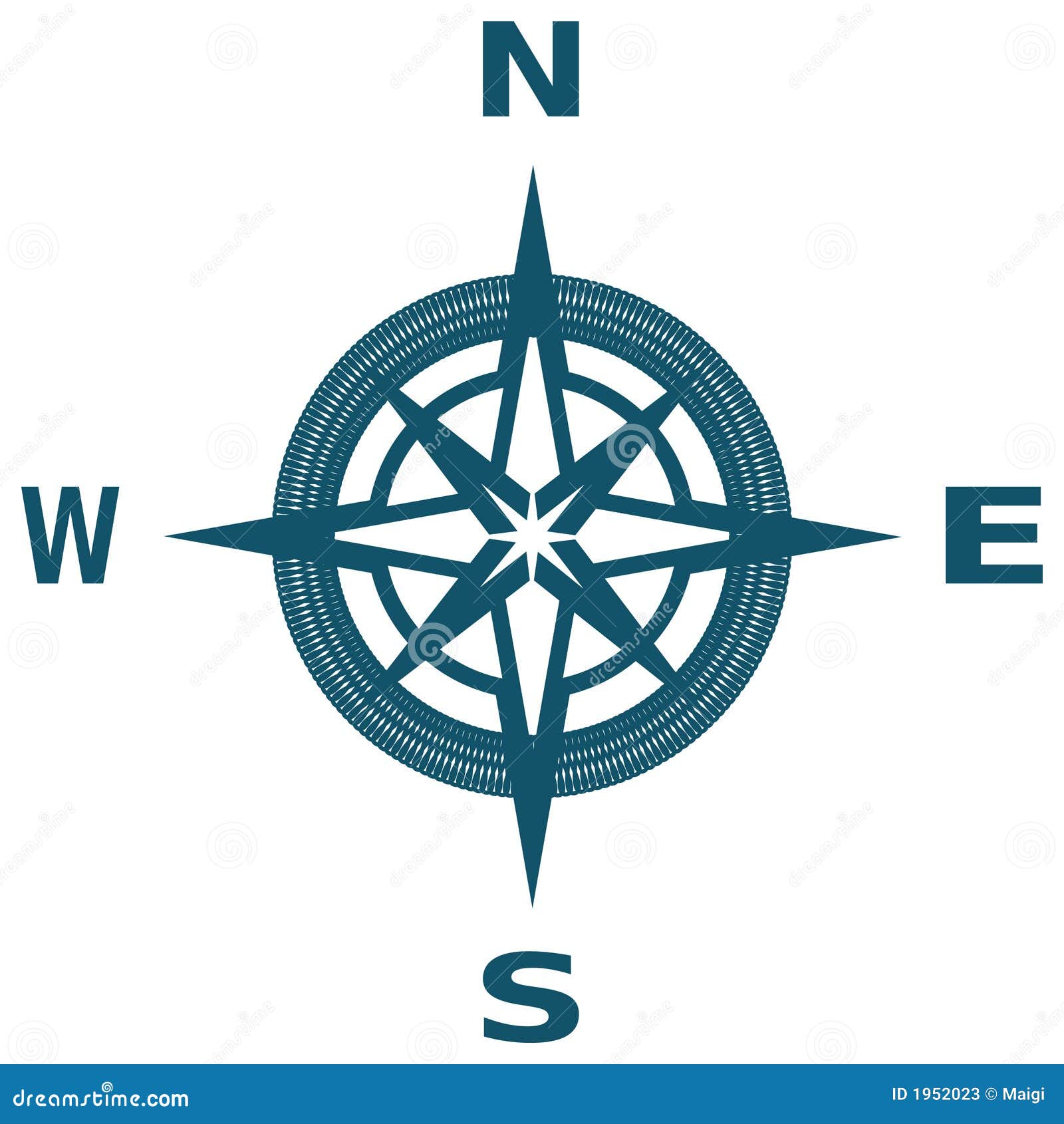 Windroos vector illustratie. Illustration of kompas, exploratie - 1952023