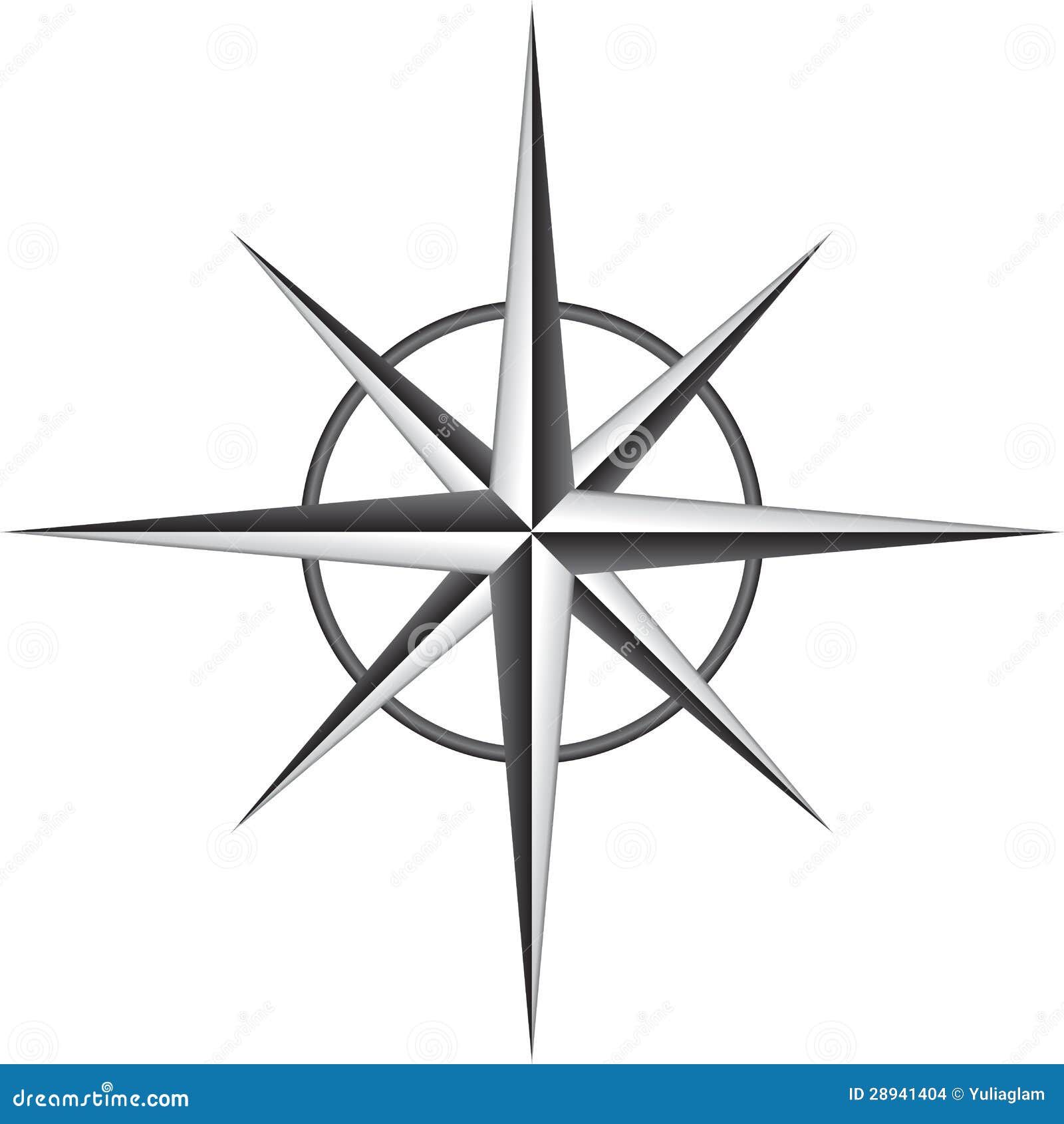 Windroos vector illustratie. Illustration of richting - 28941404