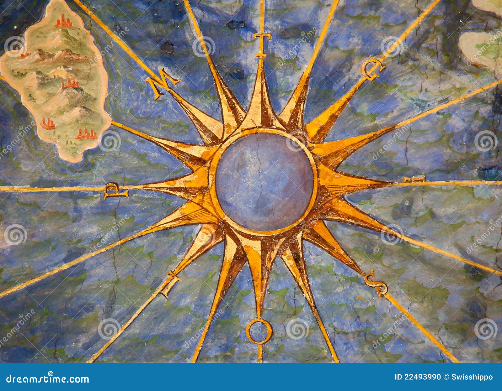 Windrose stock photo. Image of positioning, texture, nautical - 22493990