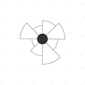 Windrose Chart Linear Icon. Simple Illustration of Windrose Chart ...