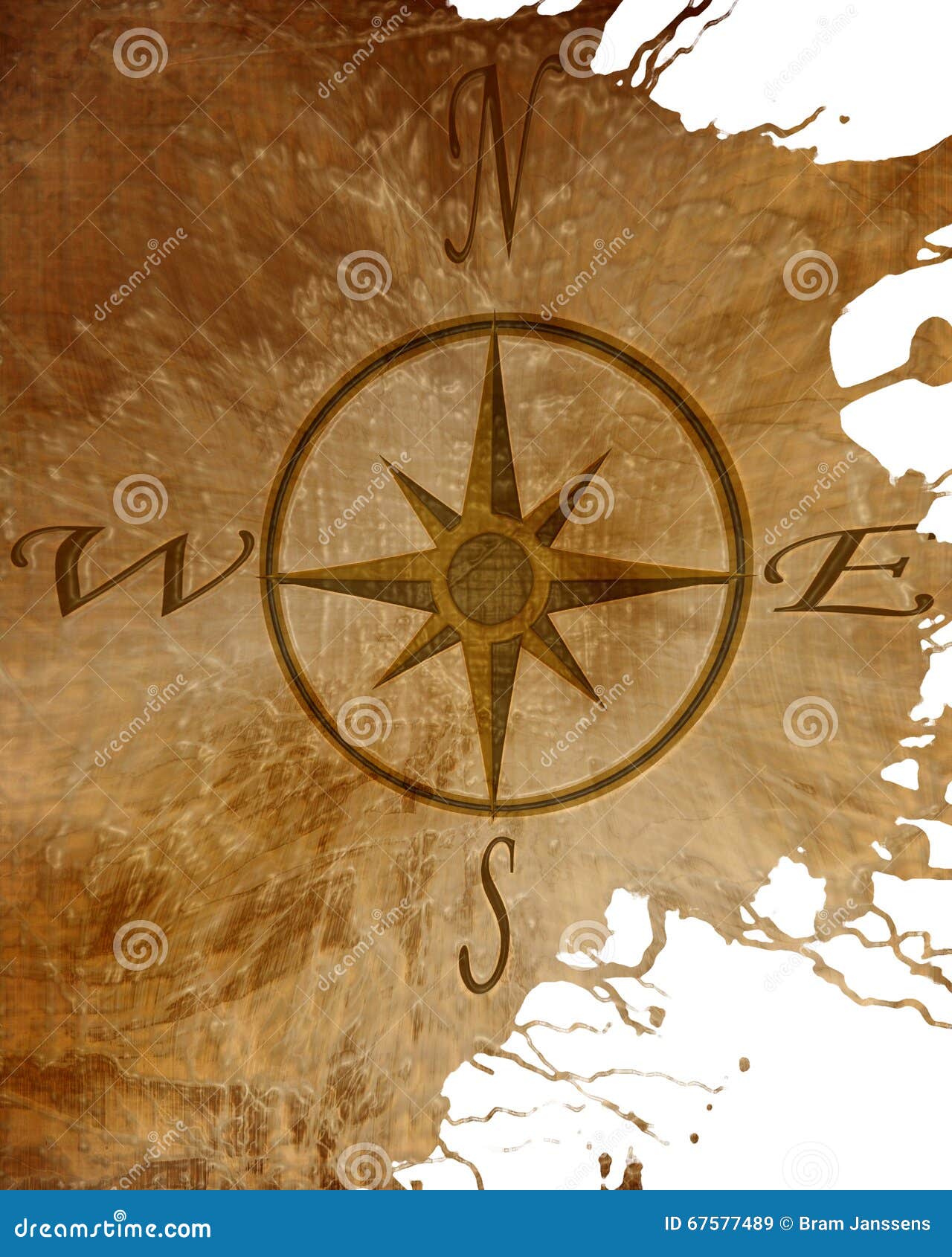 Windrose stock illustration. Illustration of brown, grunge - 67577489