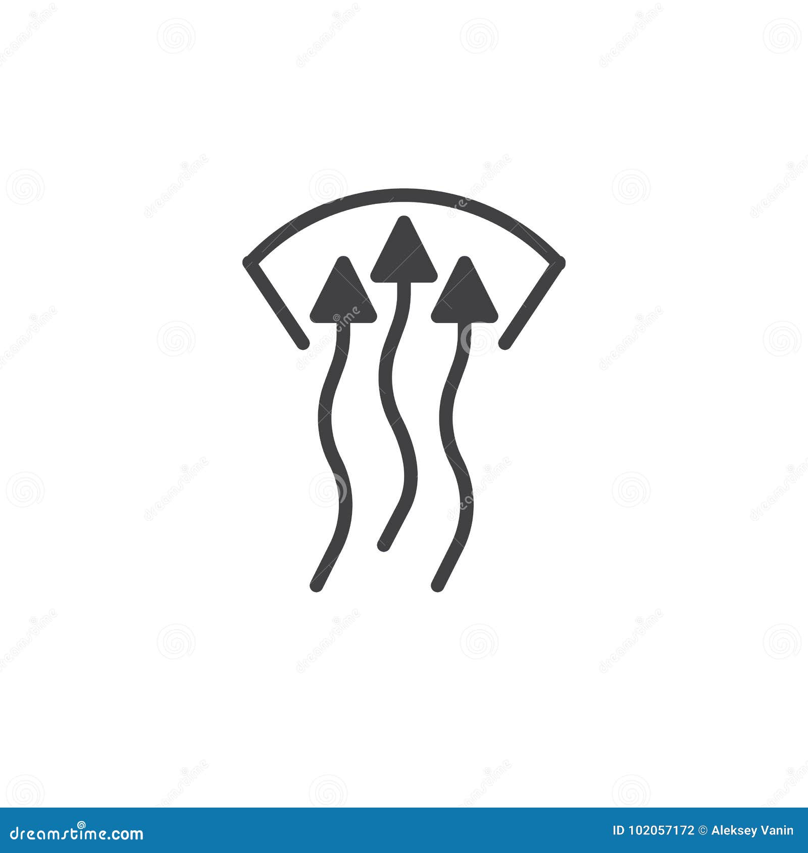 Windscreen icon vector stock vector. Illustration of icon - 102057172