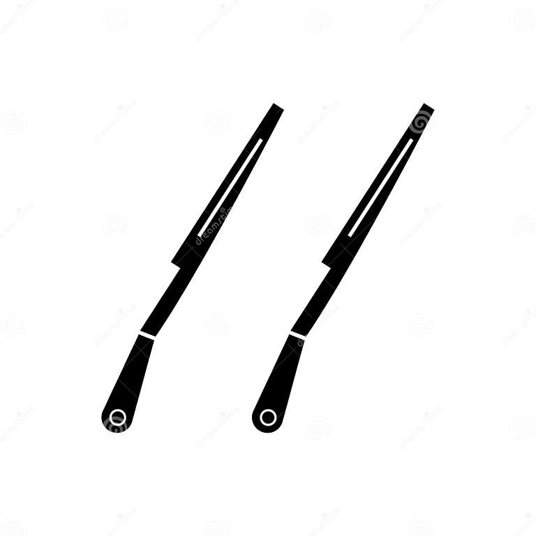 Windscreen wiper design stock vector. Illustration of clean - 321446739