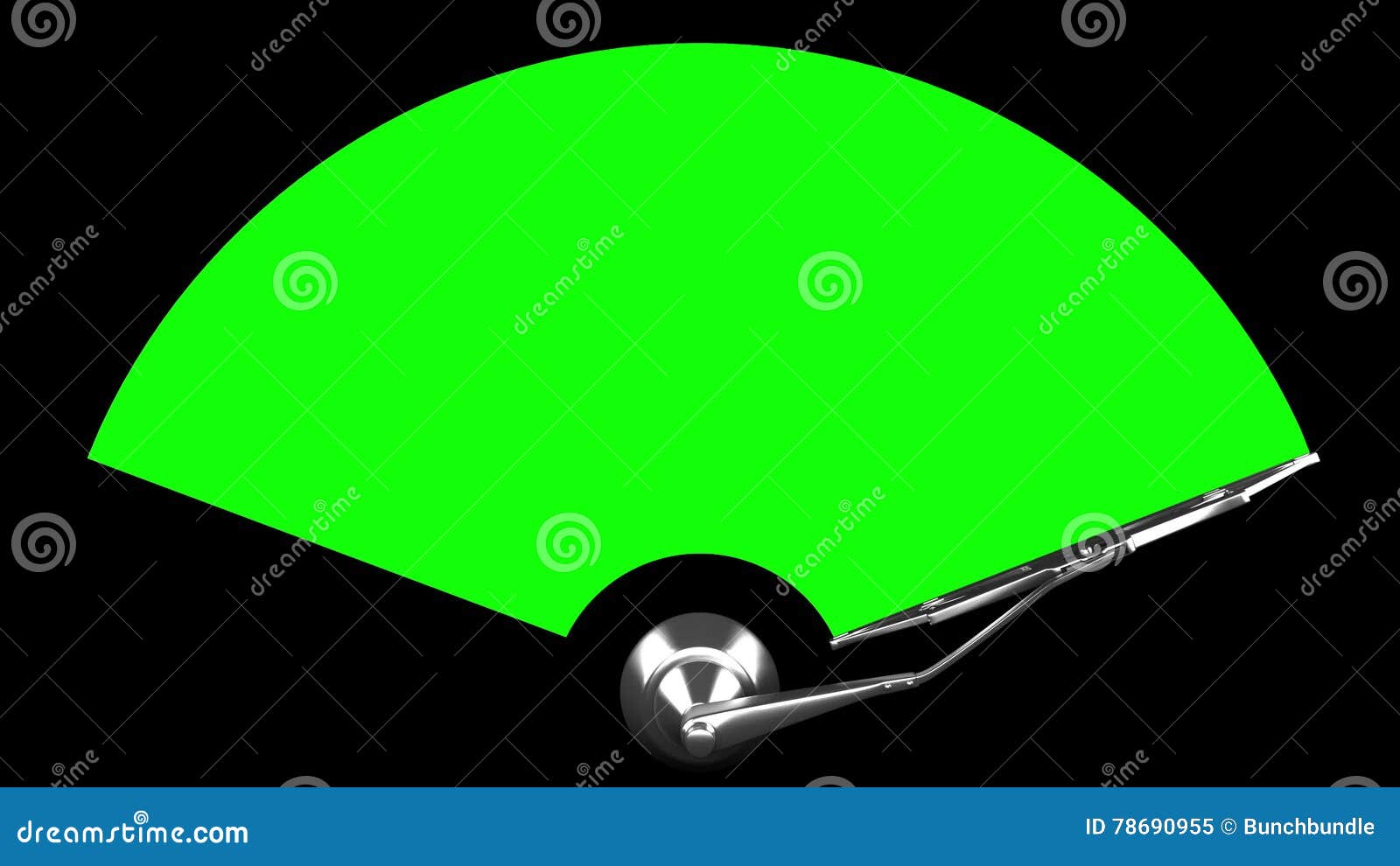 Windscreen Wiper 4K, Seamless Loop, Green Screen Stock Video - Video of ...