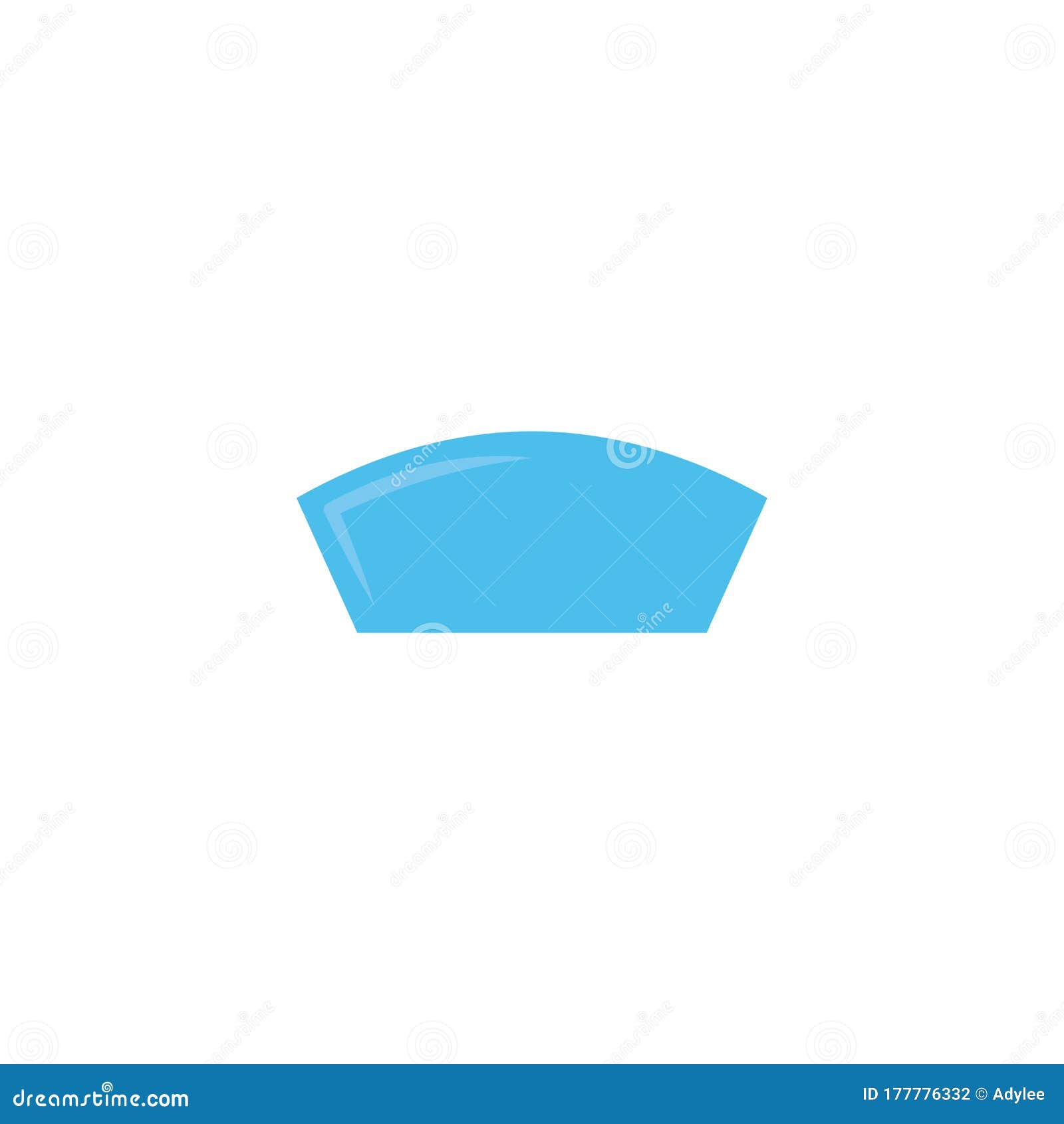 Windshield Car Glass Vector Icon Symbol Isolated on White Background ...