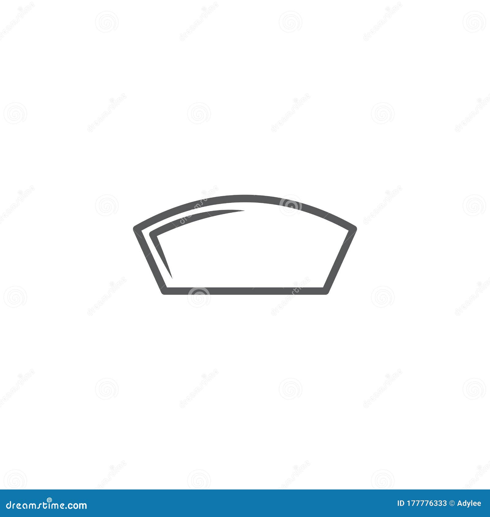 Windshield Car Glass Vector Icon Symbol Isolated on White Background ...