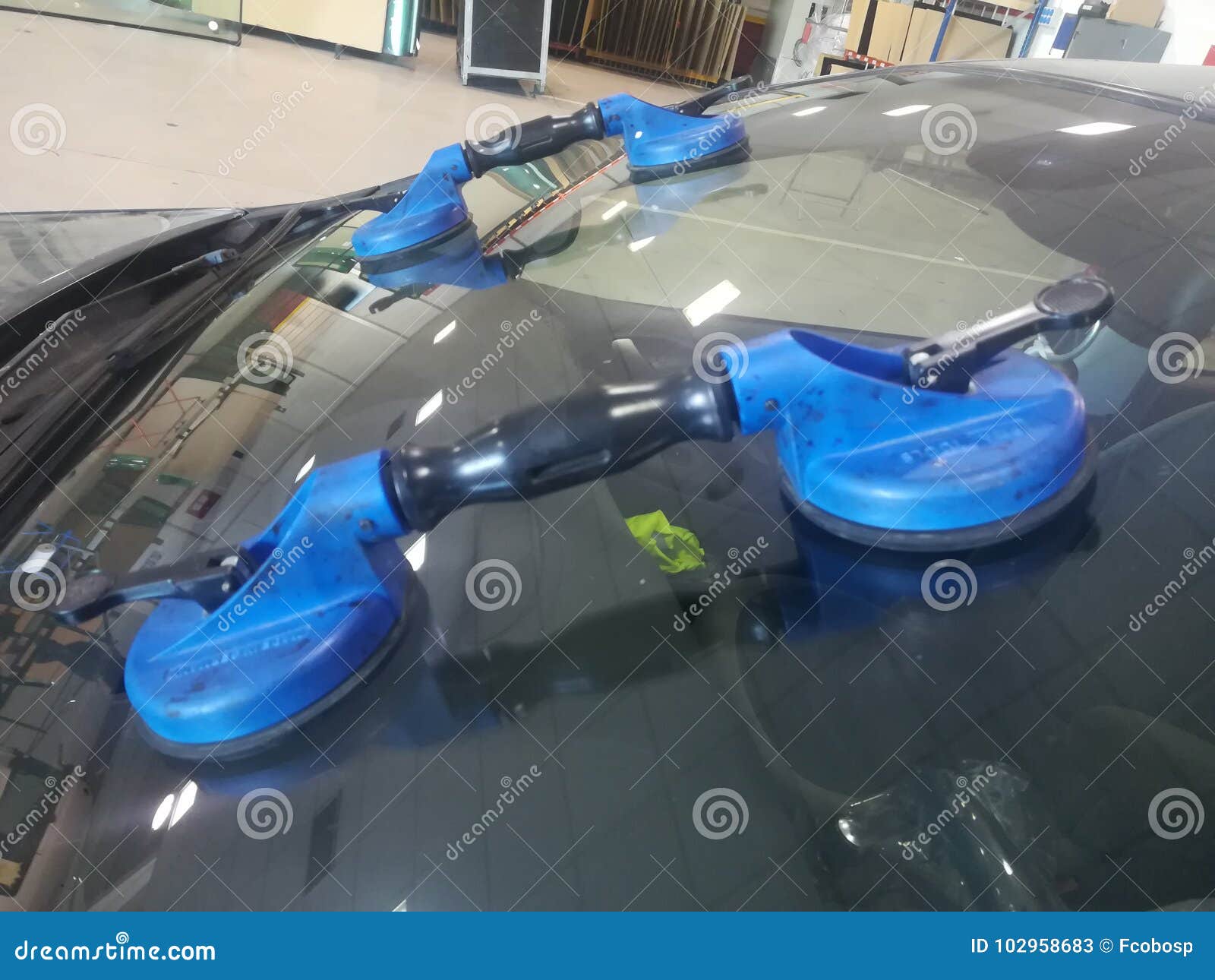 Windshield car replacement stock image. Image of glass - 102958683