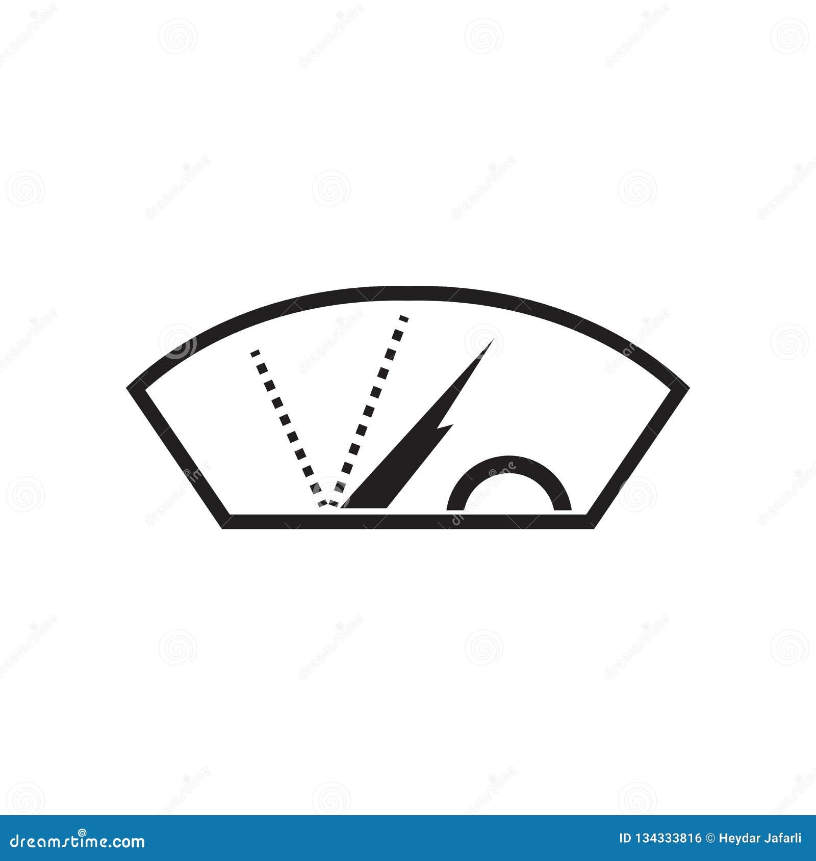 Windshield Icon Vector Sign and Symbol Isolated on White Background ...