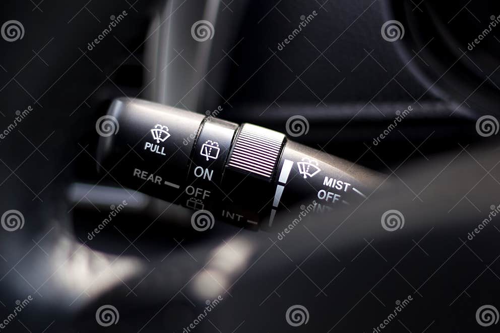 Windshield wiper switch stock photo. Image of driver - 61063398