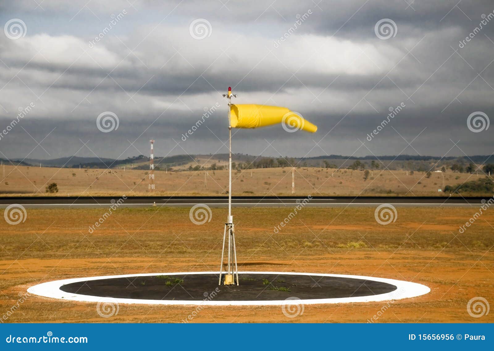 Windsock stock photo. Image of typical, control, airport - 15656956
