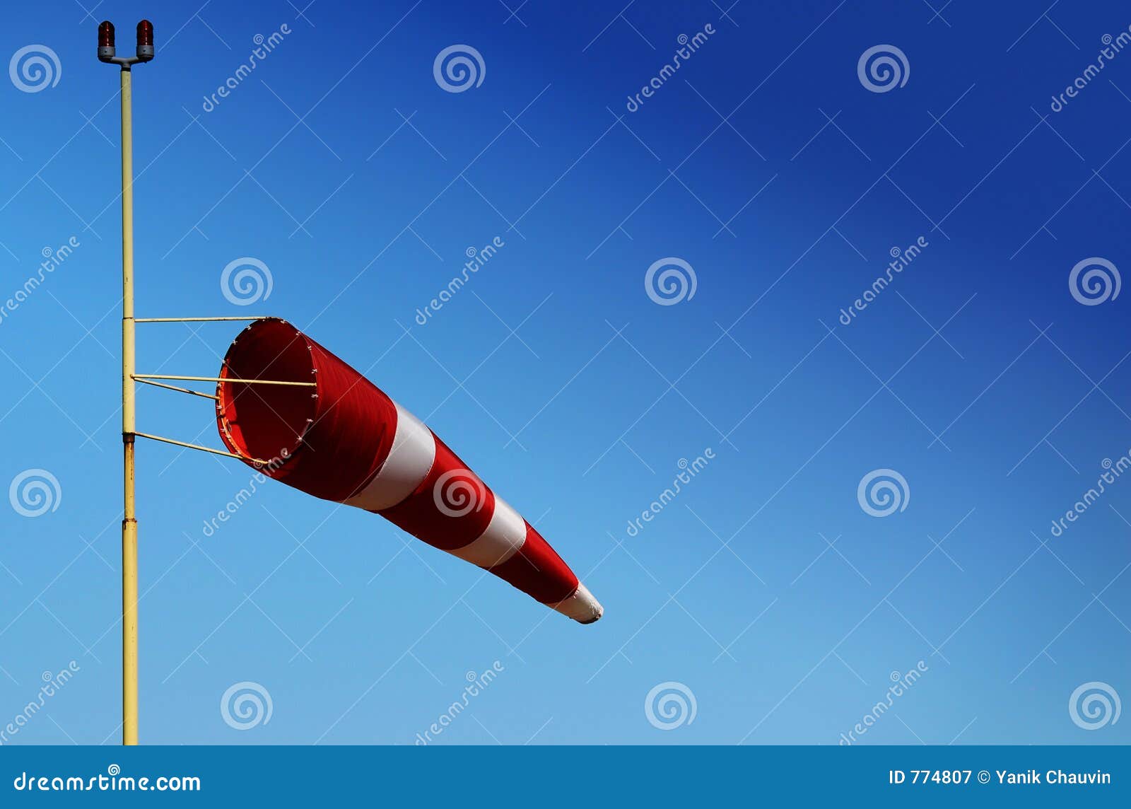 Windsock stock image. Image of blowing, wind, tubular, plane - 774807
