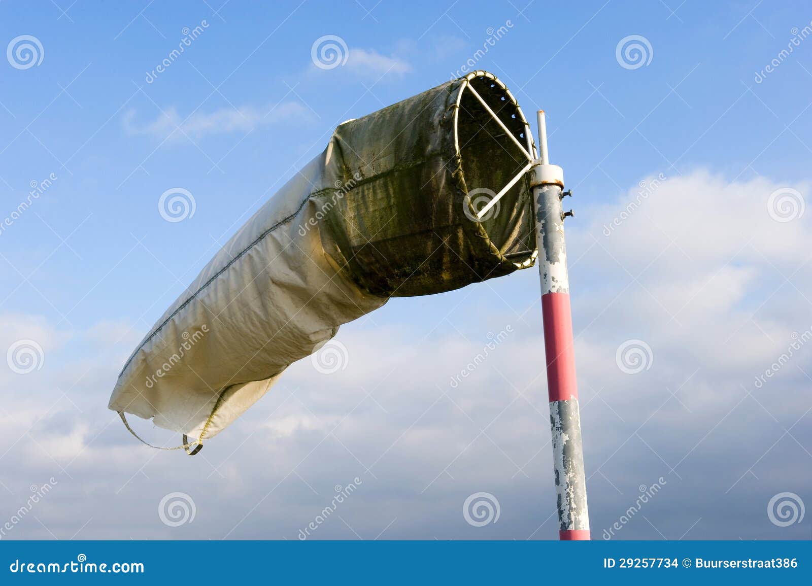 Windsock on airfield stock photo. Image of indicator - 29257734