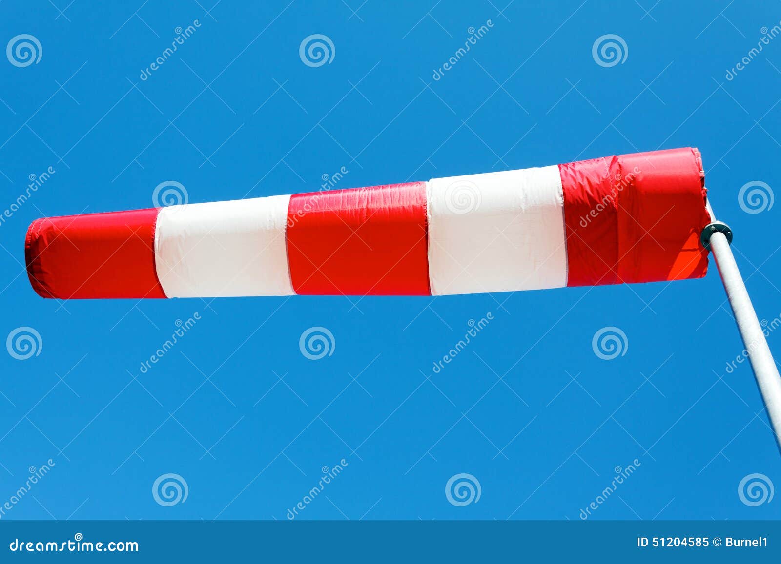 Windsock stock image. Image of cone, instrument, meteorology - 51204585