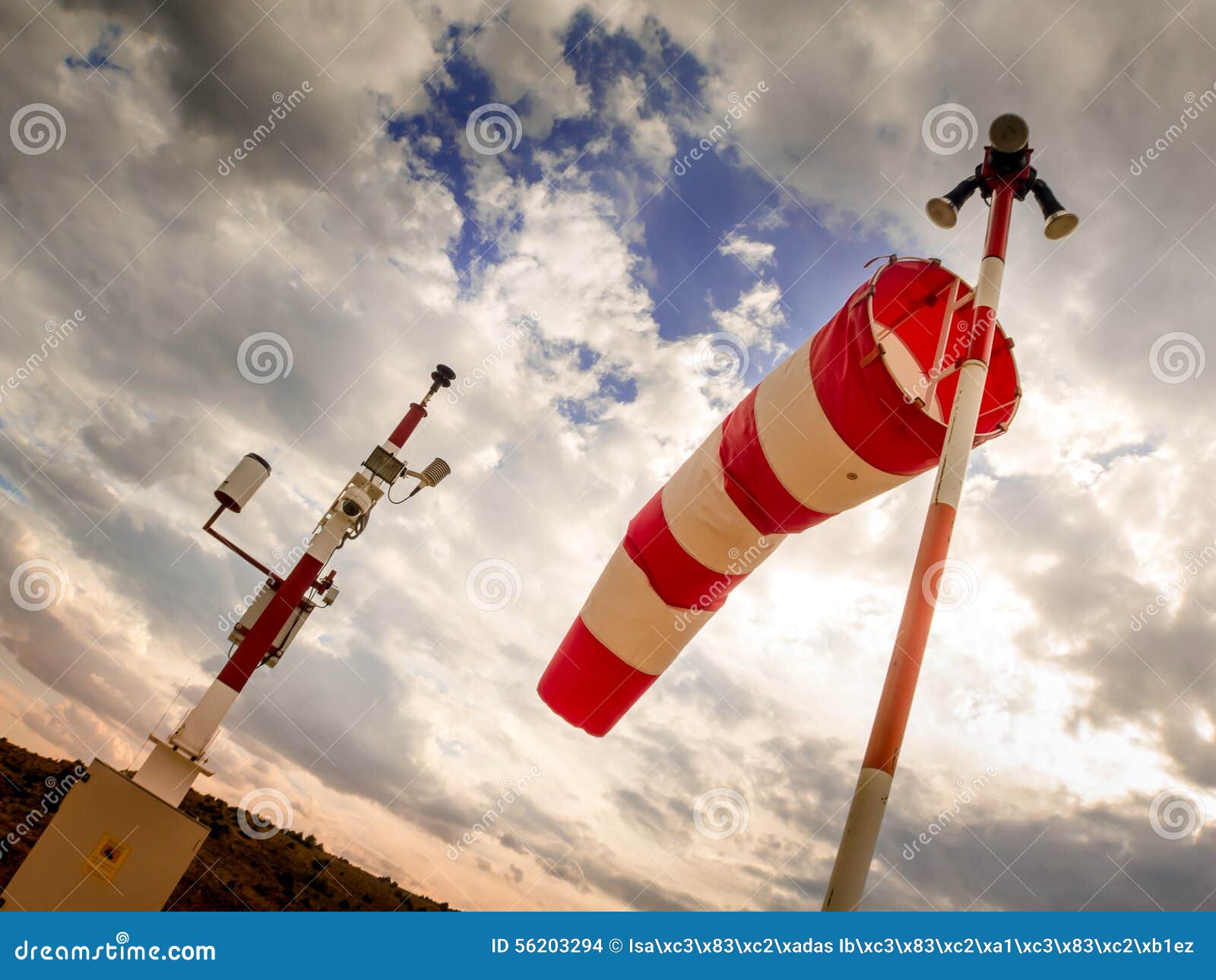Windsock II stock photo. Image of meteorology, indicator - 56203294