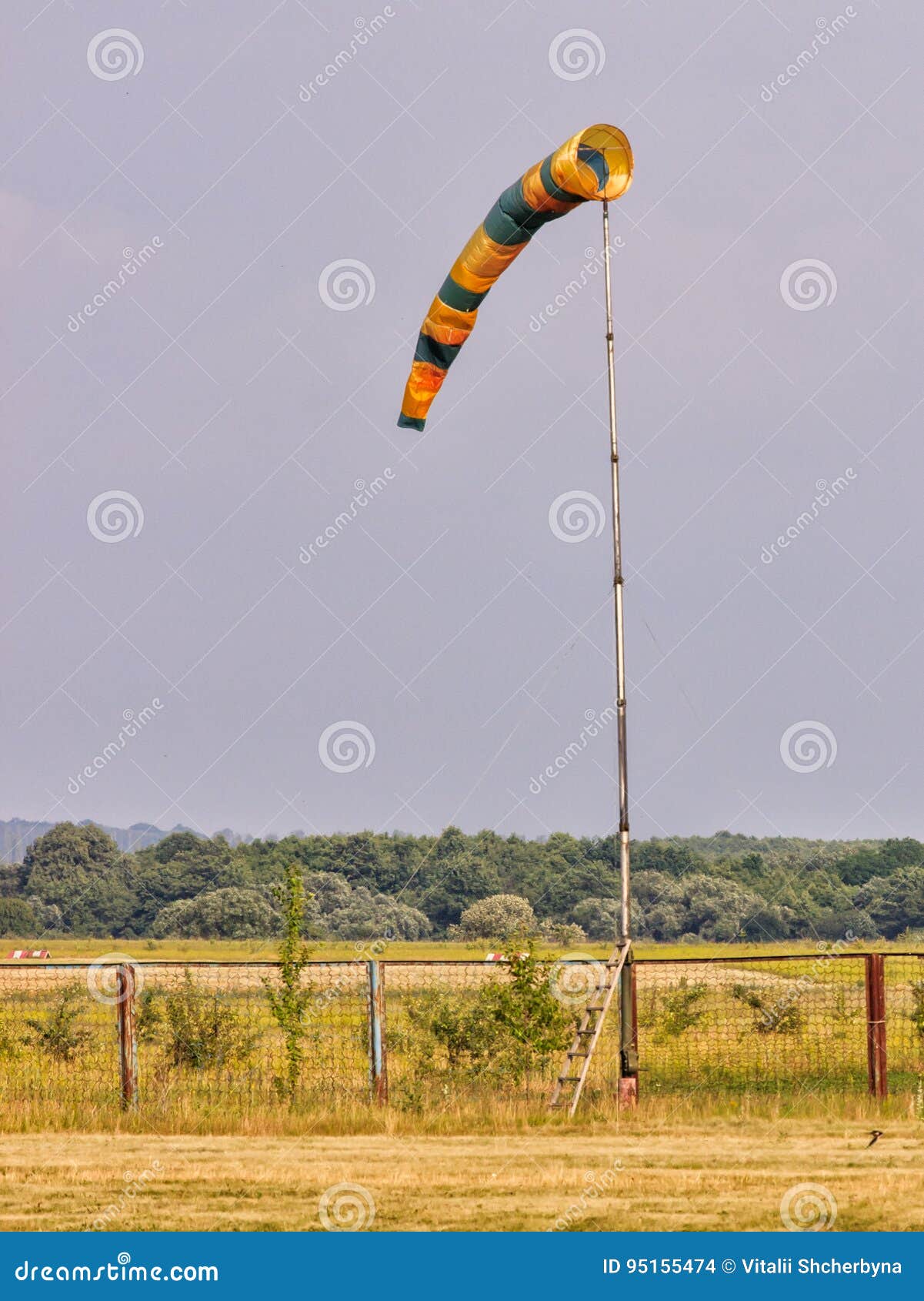 Windsock is Indicator for Wind Direction Stock Photo - Image of symbol ...