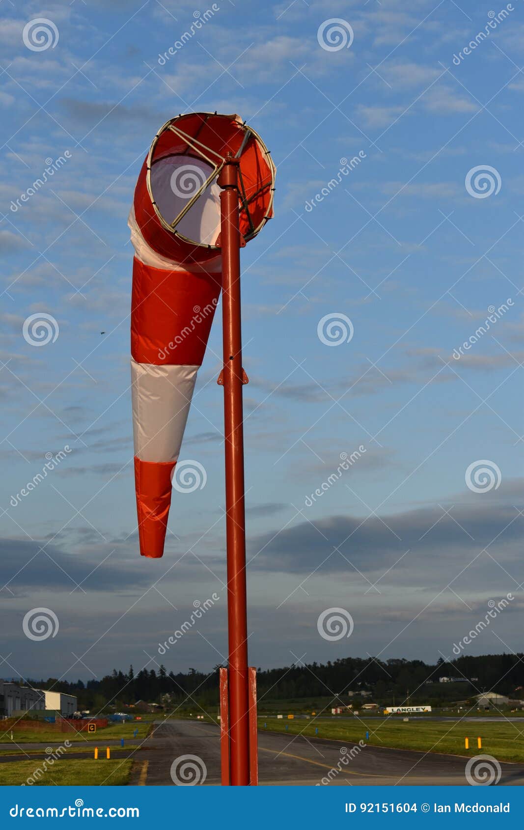 Windsock stock photo. Image of windsock, safety, airfield - 92151604