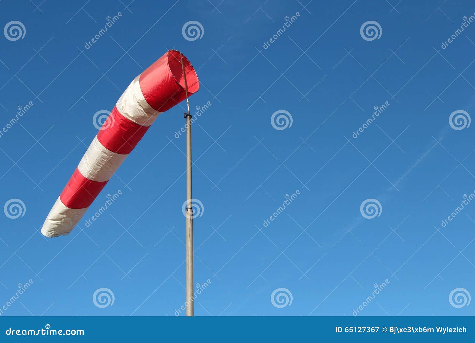 Windsock stock image. Image of anemometers, airport, indicator - 65127367