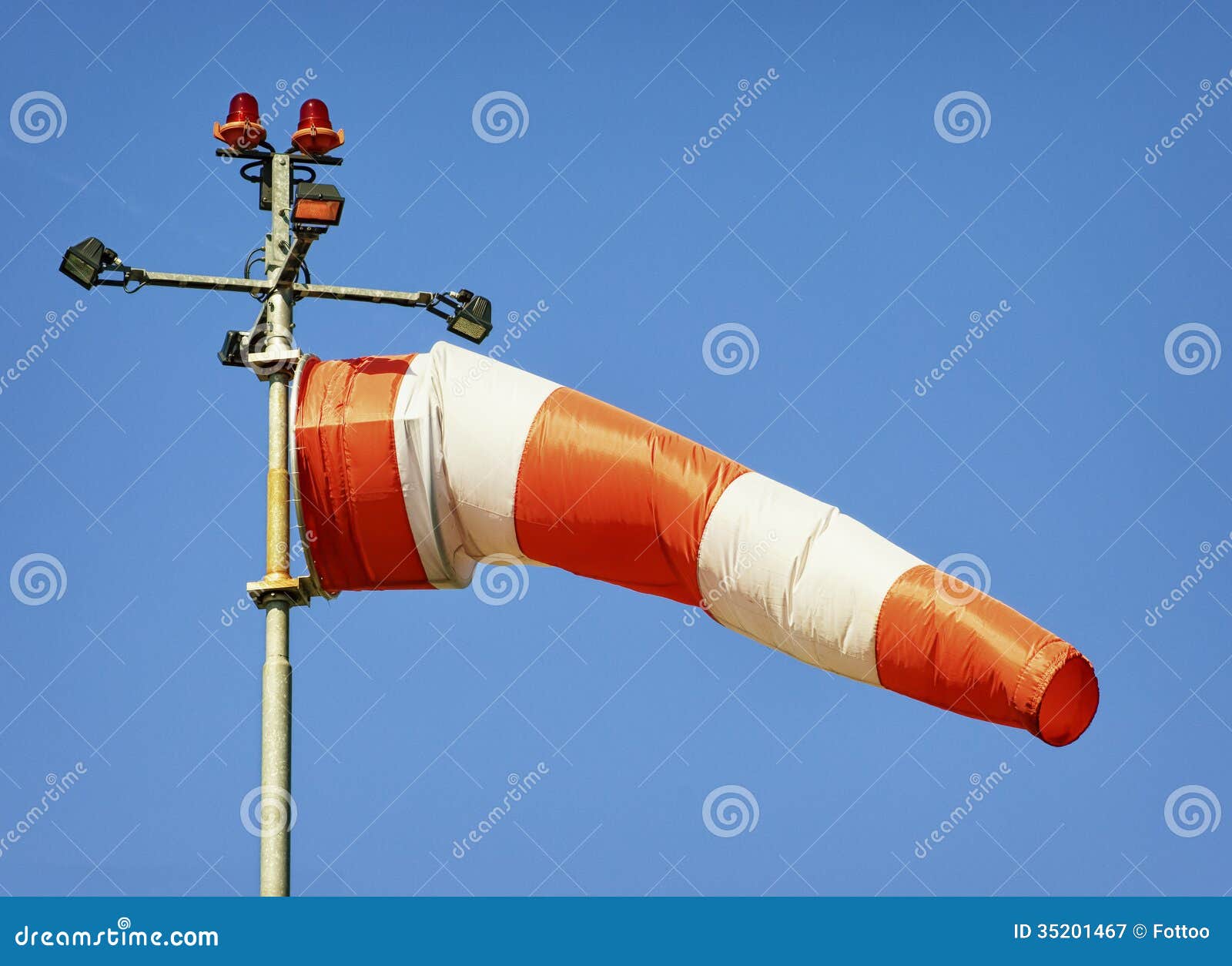 Windsock stock image. Image of airport, gauge, wind, cone - 35201467