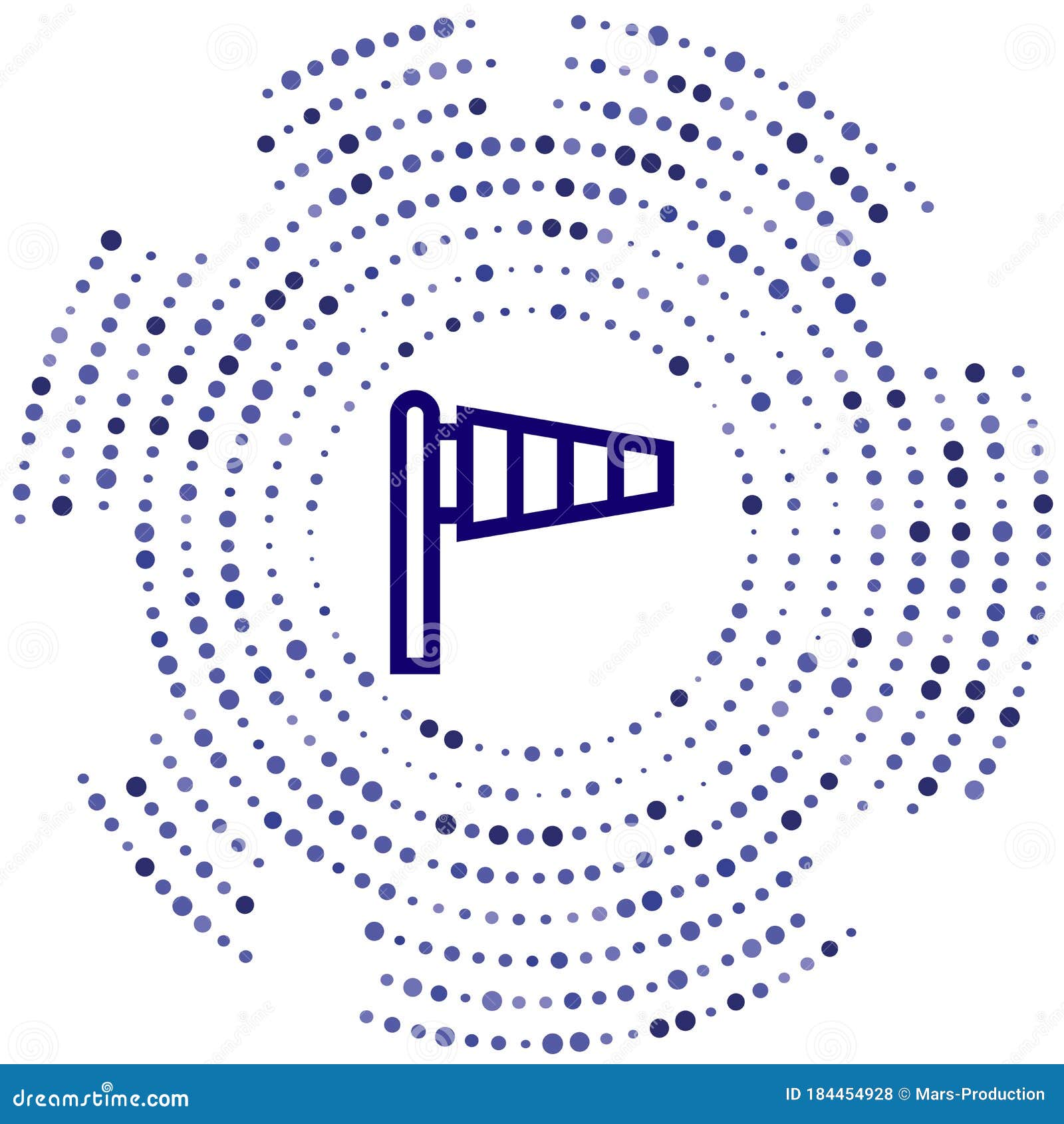 Windsock Vector Icon. Windsock Editable Stroke. Windsock Linear Symbol ...