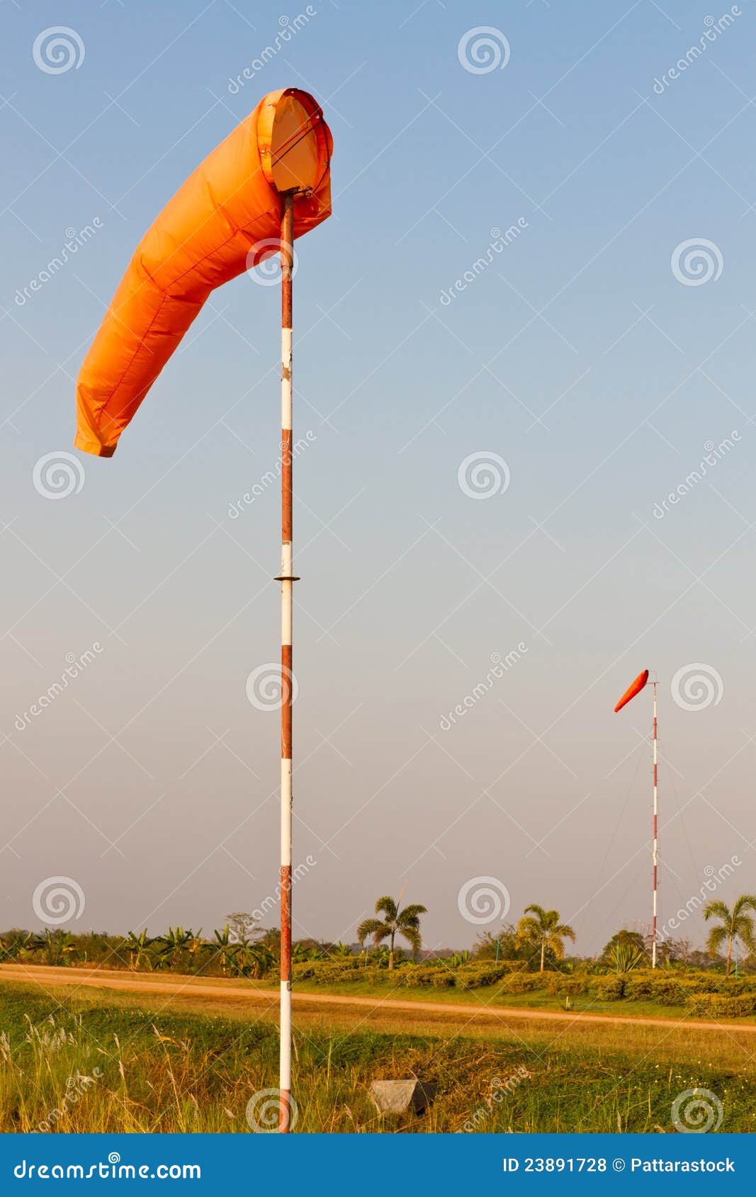 Airfield Windsocks Royalty-Free Stock Photography | CartoonDealer.com ...