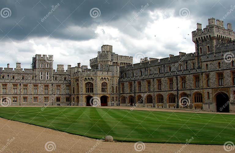 Windsor Castle the Courtyard Editorial Photography - Image of unusual ...