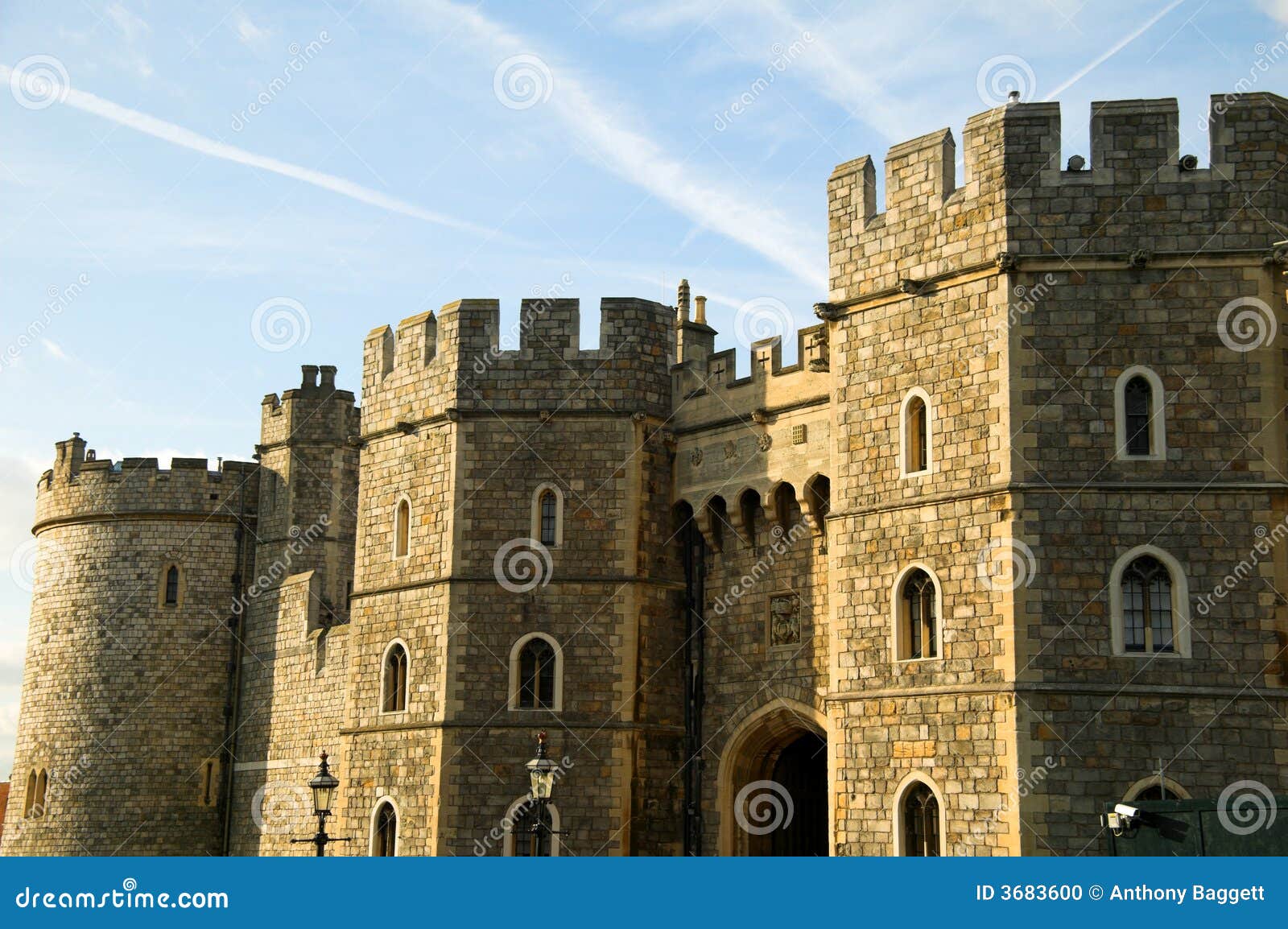 Windsor Castle Henry V111 Gateway Stock Photo - Image of elizabeth ...