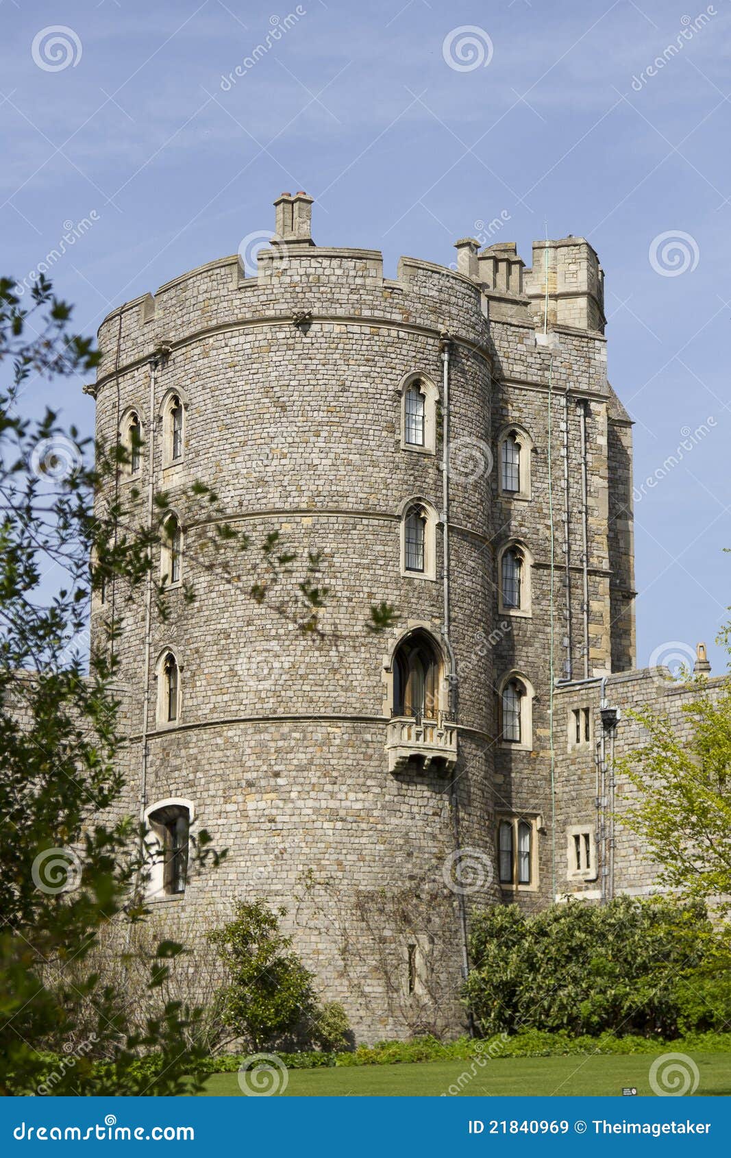Castle Turret, Bargeme, The Var, France Royalty-Free Stock Photography ...