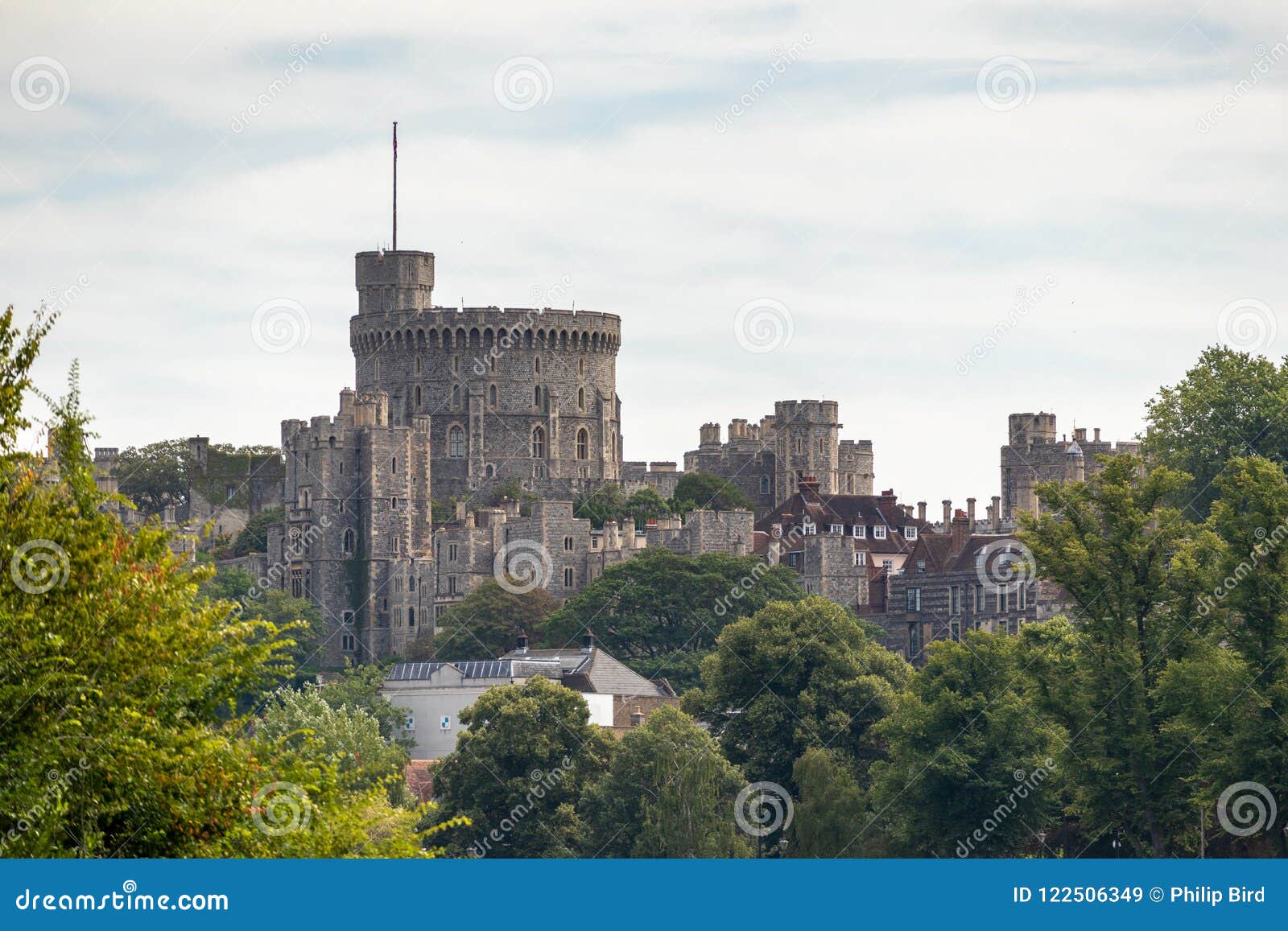WINDSOR, MAIDENHEAD & WINDSOR/UK - JULY 22 : View of Windsor Castle at ...