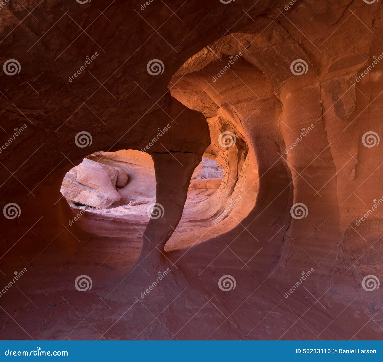 Windstone Arch Or Fire Cave, Valley Of Fire State Park Royalty-Free ...