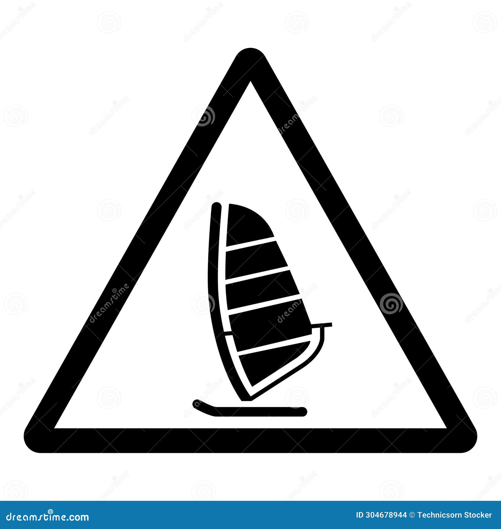 Windsurf Symbol Sign,Vector Illustration, Isolate on White Background ...