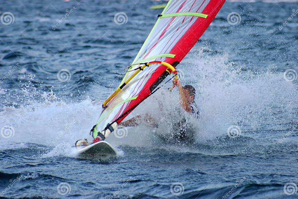 Windsurfer stock photo. Image of risk, coast, marine, surfer - 152860