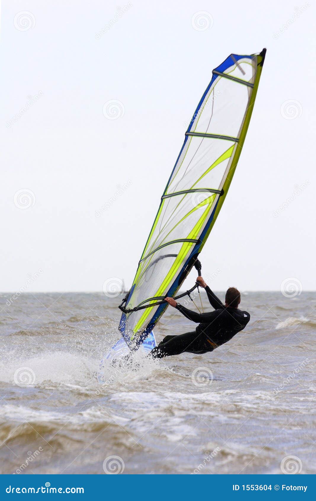 Windsurfer stock photo. Image of sport, seashore, blue - 1553604
